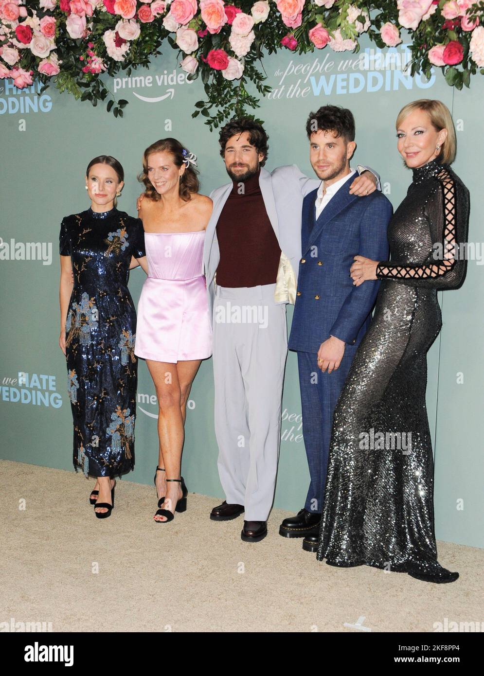 Los Angeles, CA. 16th Nov, 2022. Kristen Bell, Dustin Milligan, Ben ...