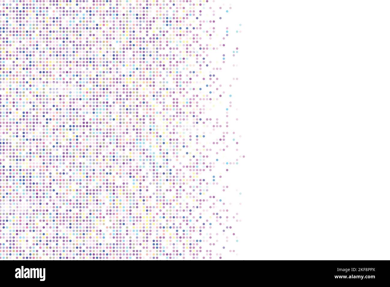 Multicolor dotted background, colorful vector texture with circles ...