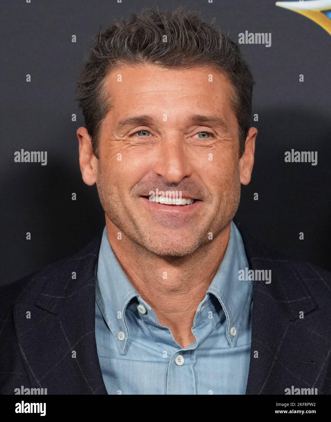 Patrick Dempsey arrives at the Disney's DISENCHANTED Premiere held at ...