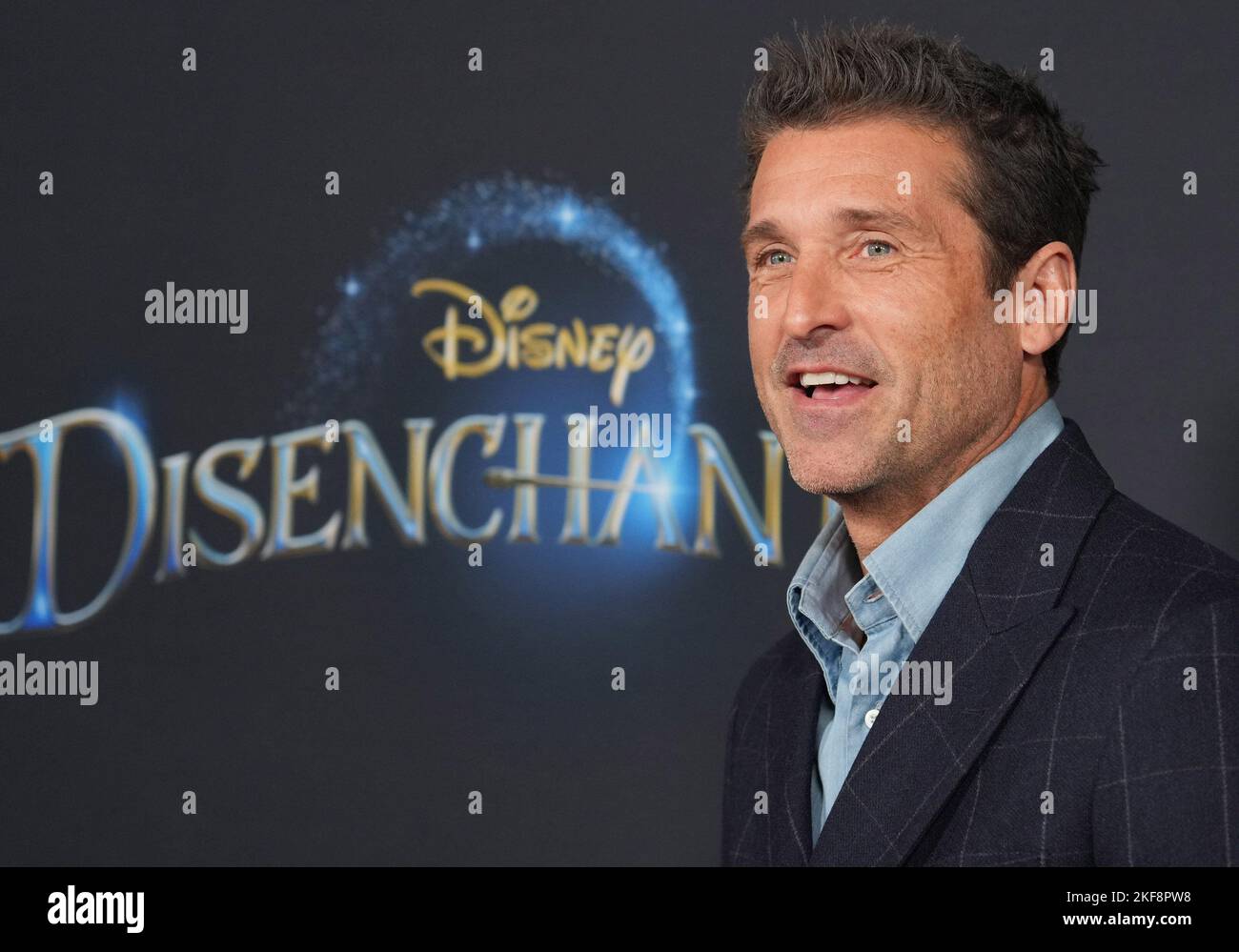 Patrick Dempsey arrives at the Disney's DISENCHANTED Premiere held at ...