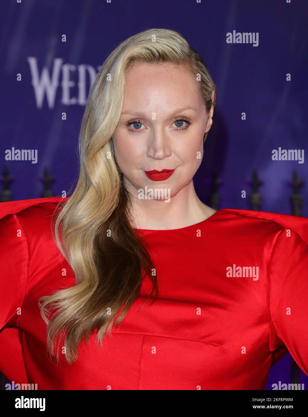 Gwendolyne Christie arrives at Netflix WEDNESDAY Premiere Event held at ...