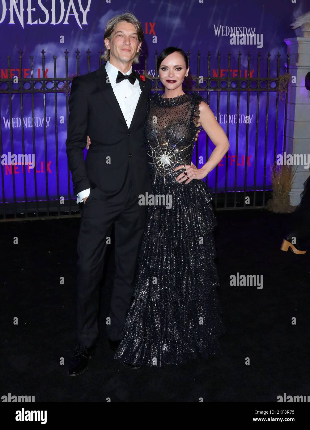 Hollywood, USA. 16th Nov, 2022. Christina Ricci, Mark Hampton arrives ...