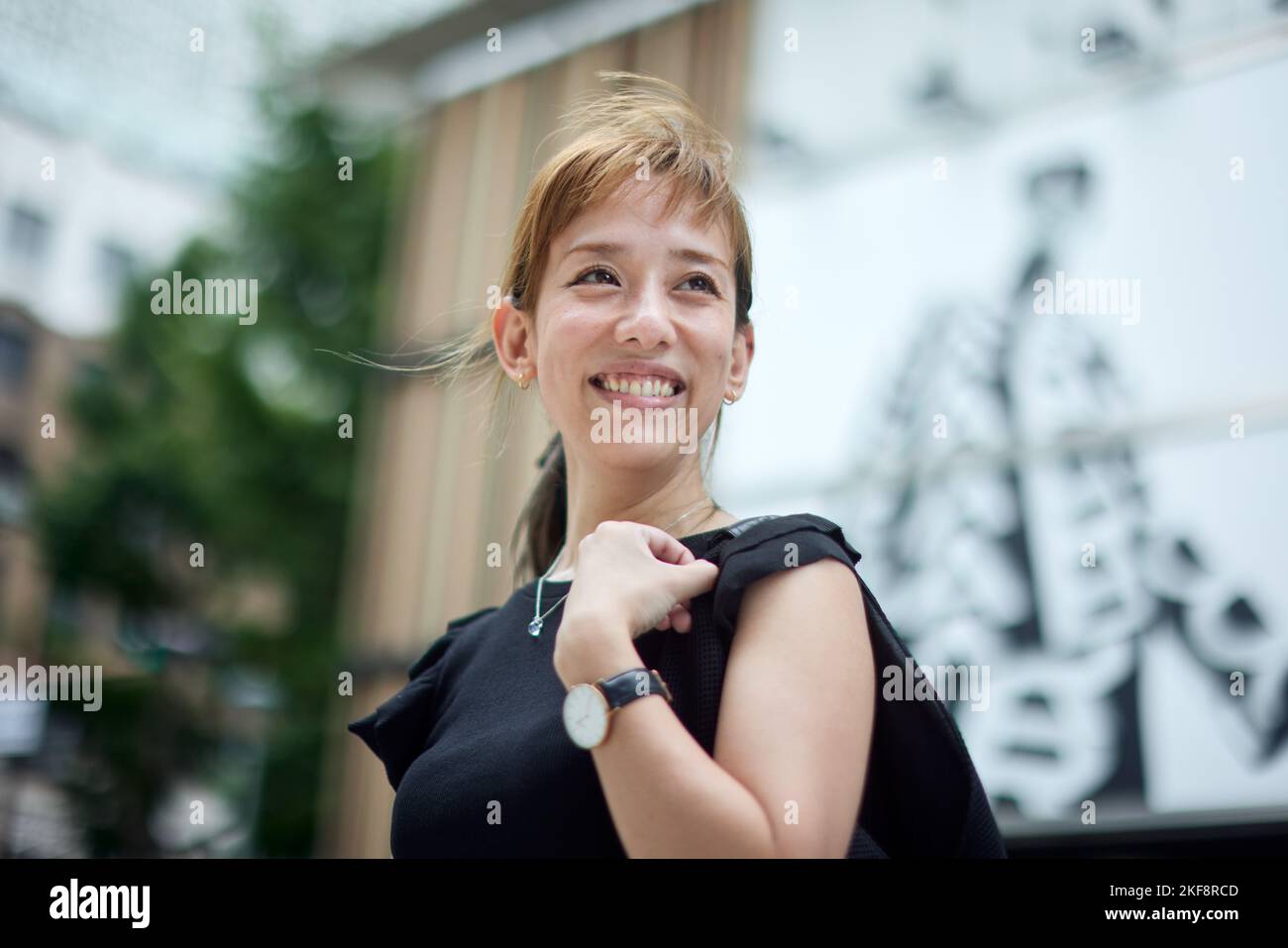 Japanese woman portrait Stock Photo - Alamy