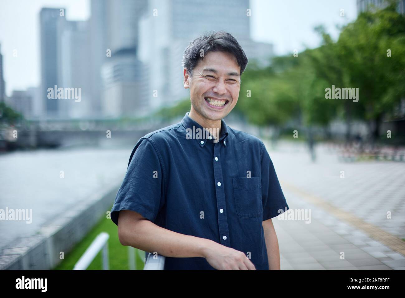 Japanese man portrait Stock Photo - Alamy