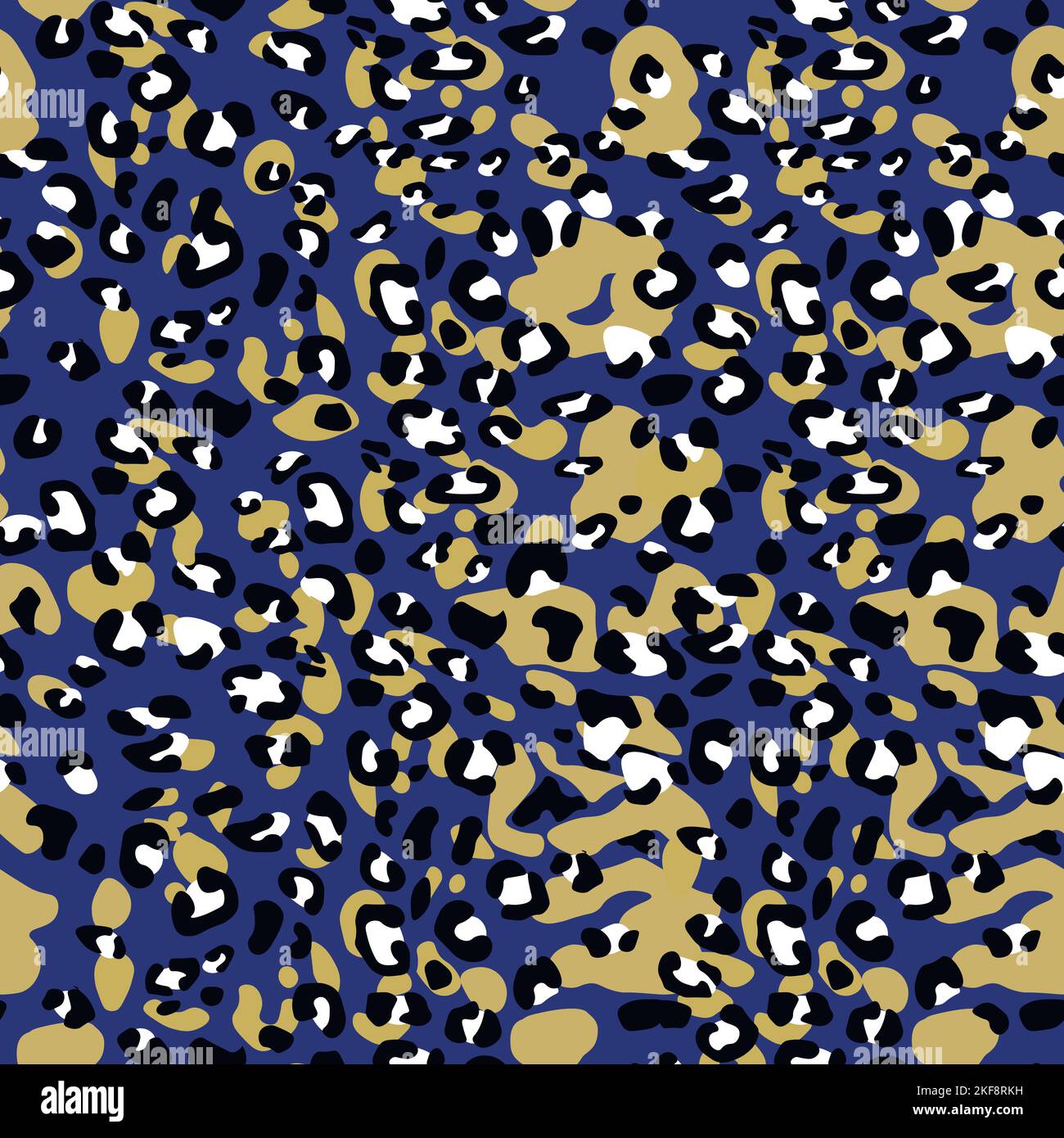 Abstract modern leopard seamless pattern. Animals trendy background ...