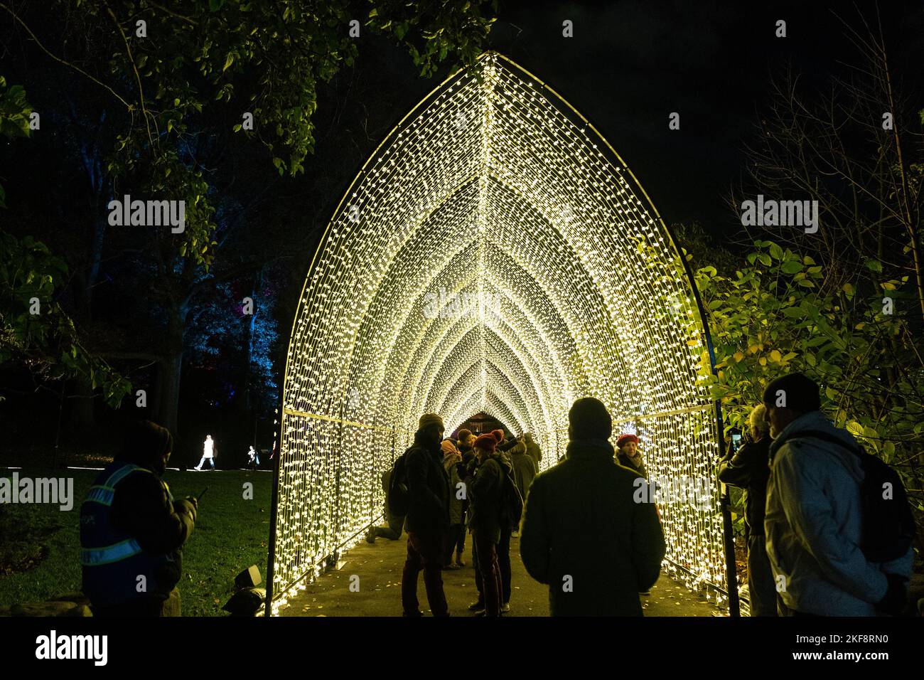 Brooklyn Botanical Garden in New York on November 16, 2022. Brooklyn ...