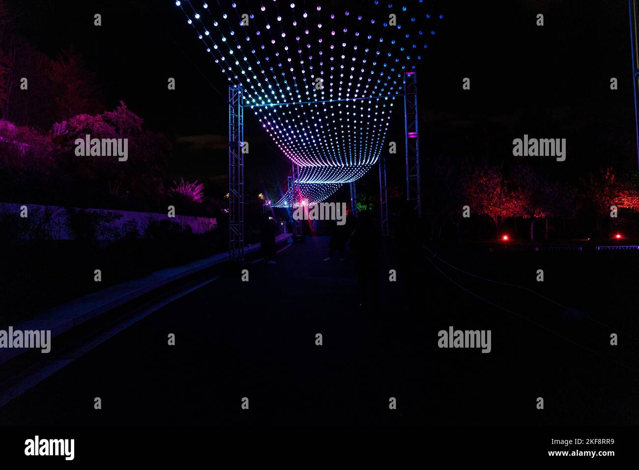 Atmosphere during unveiling of Lightscape installations in Brooklyn ...