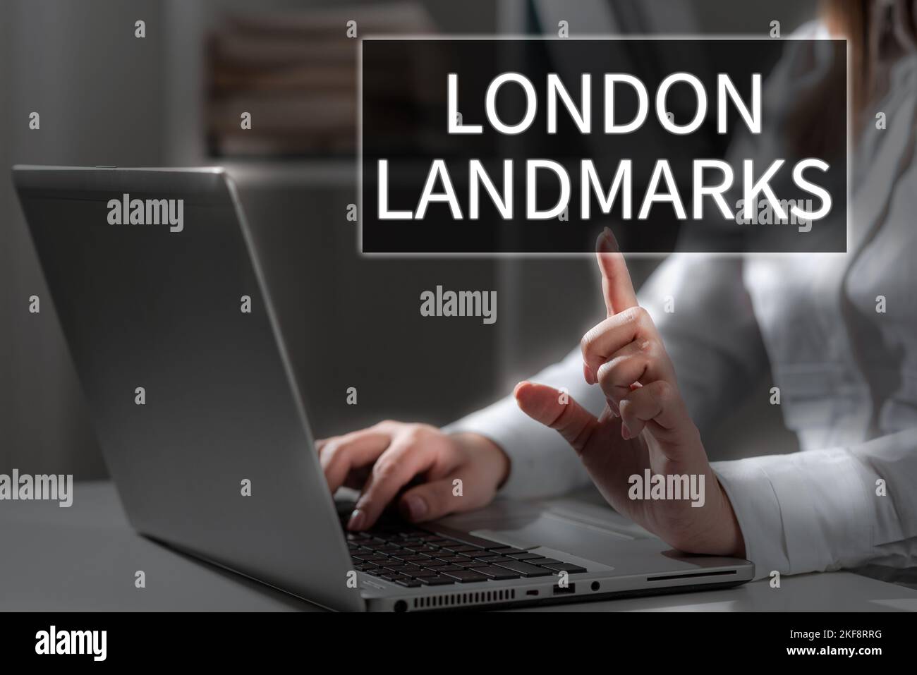 Hand writing sign London Landmarks. Business approach most iconic ...