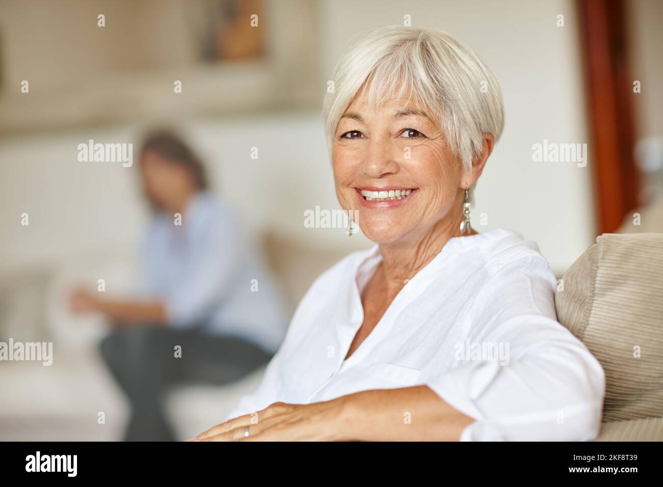 Ive got every reason to be positive. Portrait of an elderly woman at ...