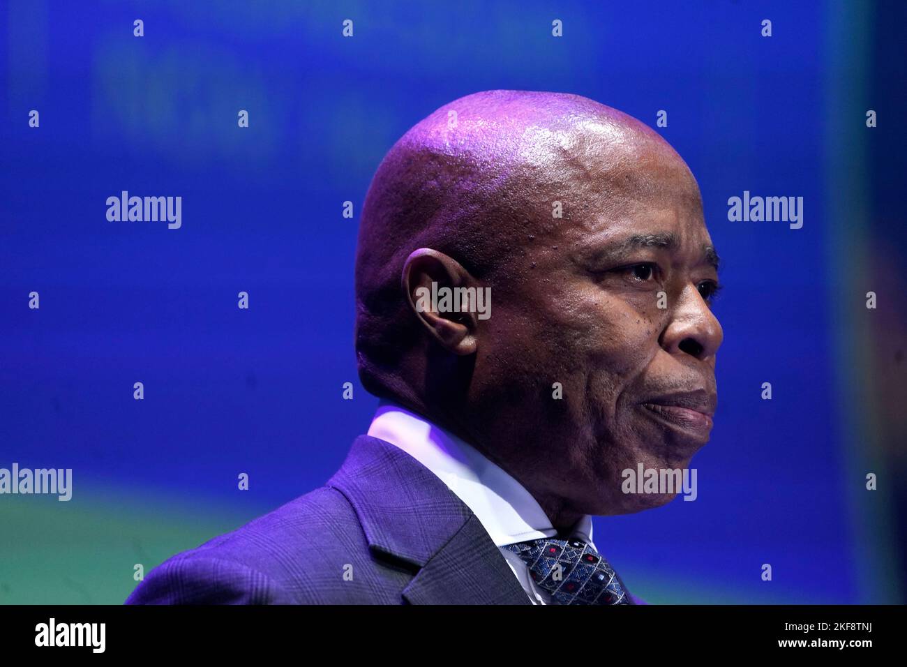 New York City, USA. November 16, 2022, New York City Mayor Eric Adams ...