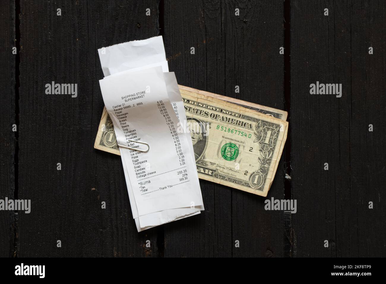 Check receipts hi-res stock photography and images - Alamy