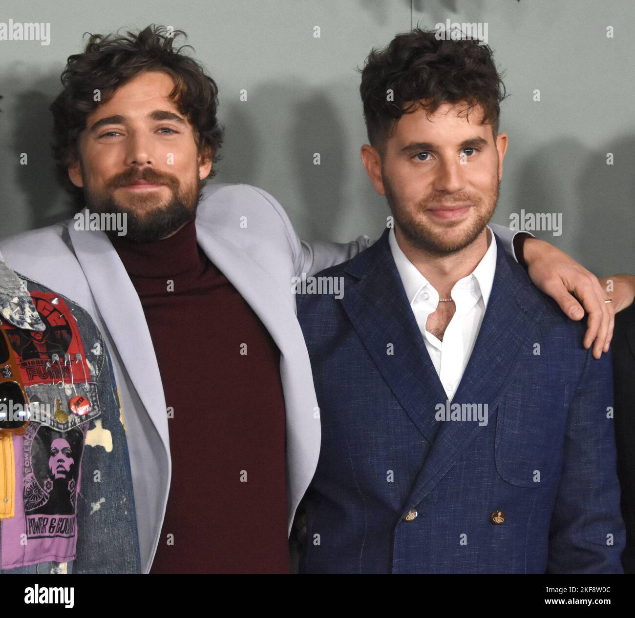 Los Angeles, California, USA 16th November 2022 Actor Dustin Milligan ...
