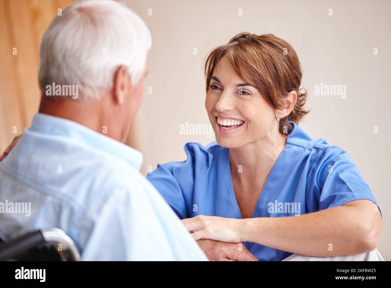 Providing the best care possible to her patients. a female nurse ...