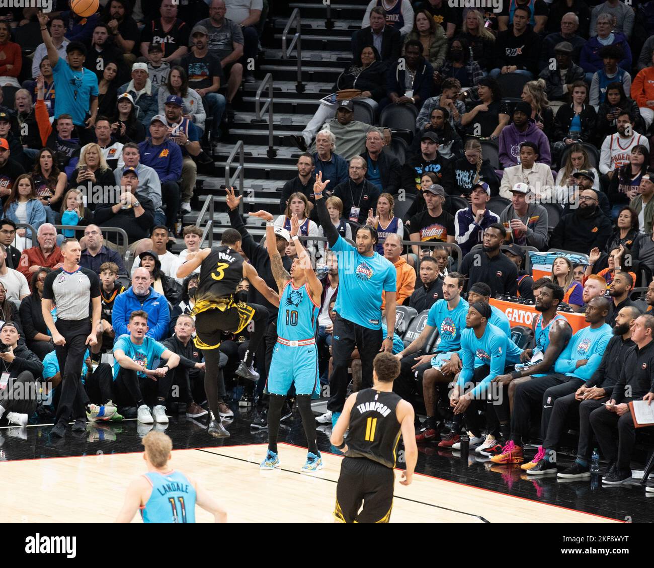 Phoenix, United States Of America. 16th Nov, 2022. Damion Lee (#10 ...