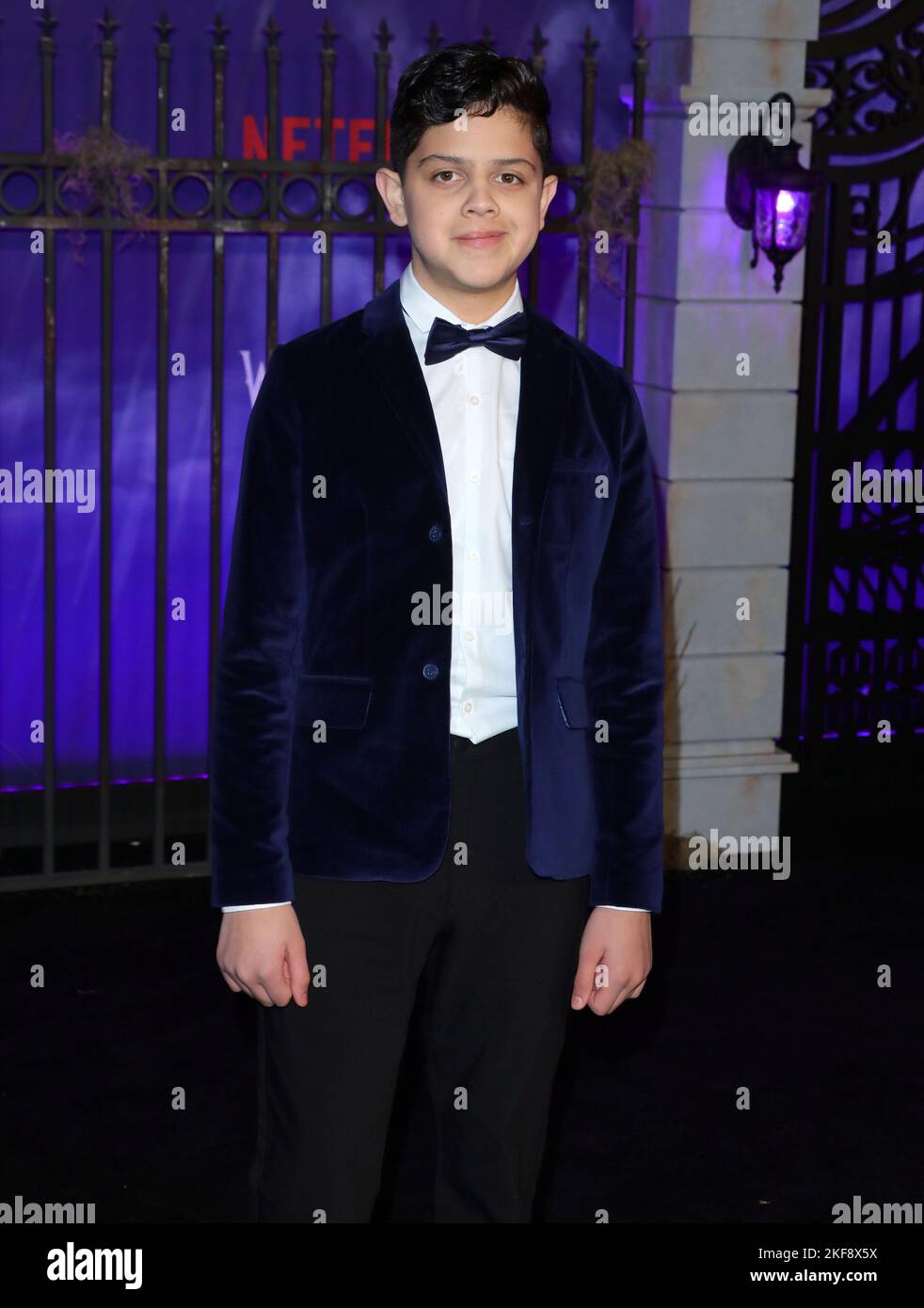 Isaac Ordonez arrives at Netflix WEDNESDAY Premiere Event held at ...
