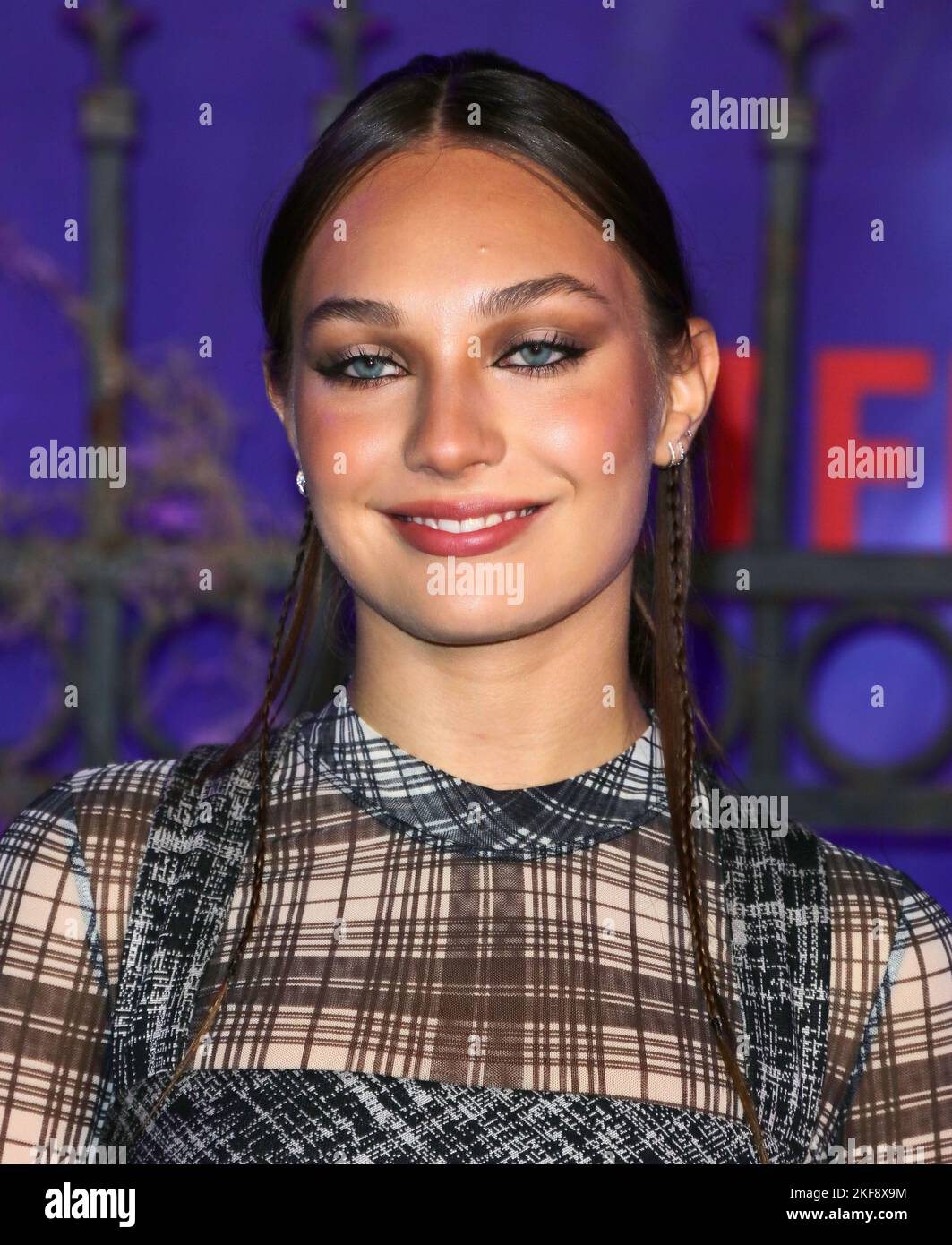 Maddie Ziegler arrives at Netflix WEDNESDAY Premiere Event held at ...