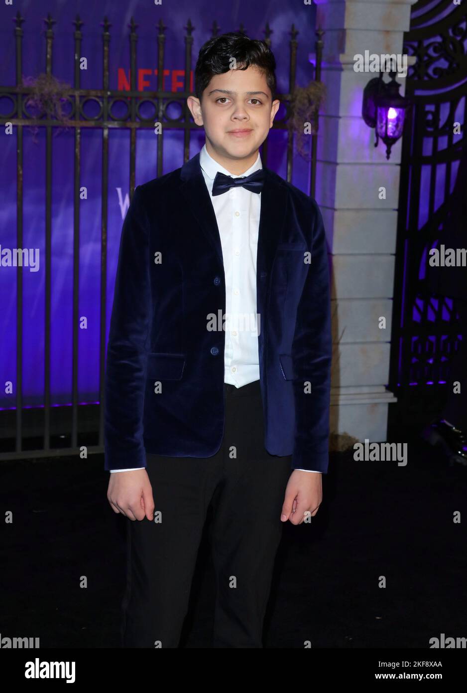 Isaac Ordonez arrives at Netflix WEDNESDAY Premiere Event held at ...