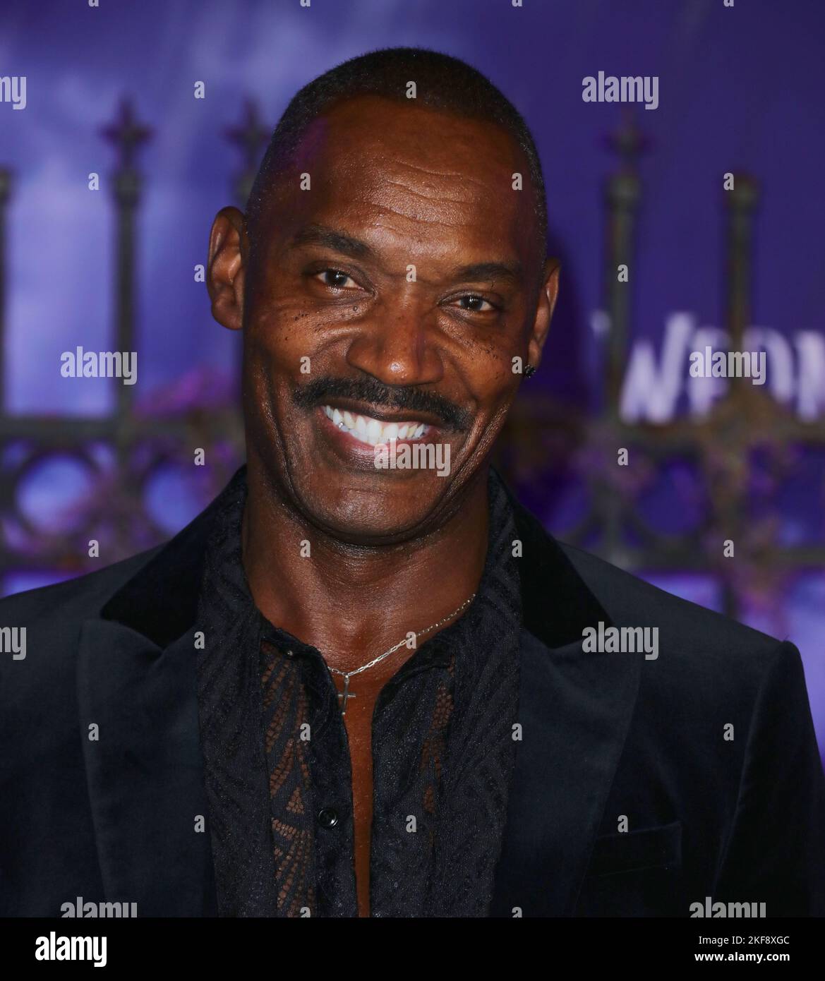 Tommie Earl Jenkins arrives at Netflix WEDNESDAY Premiere Event held at ...