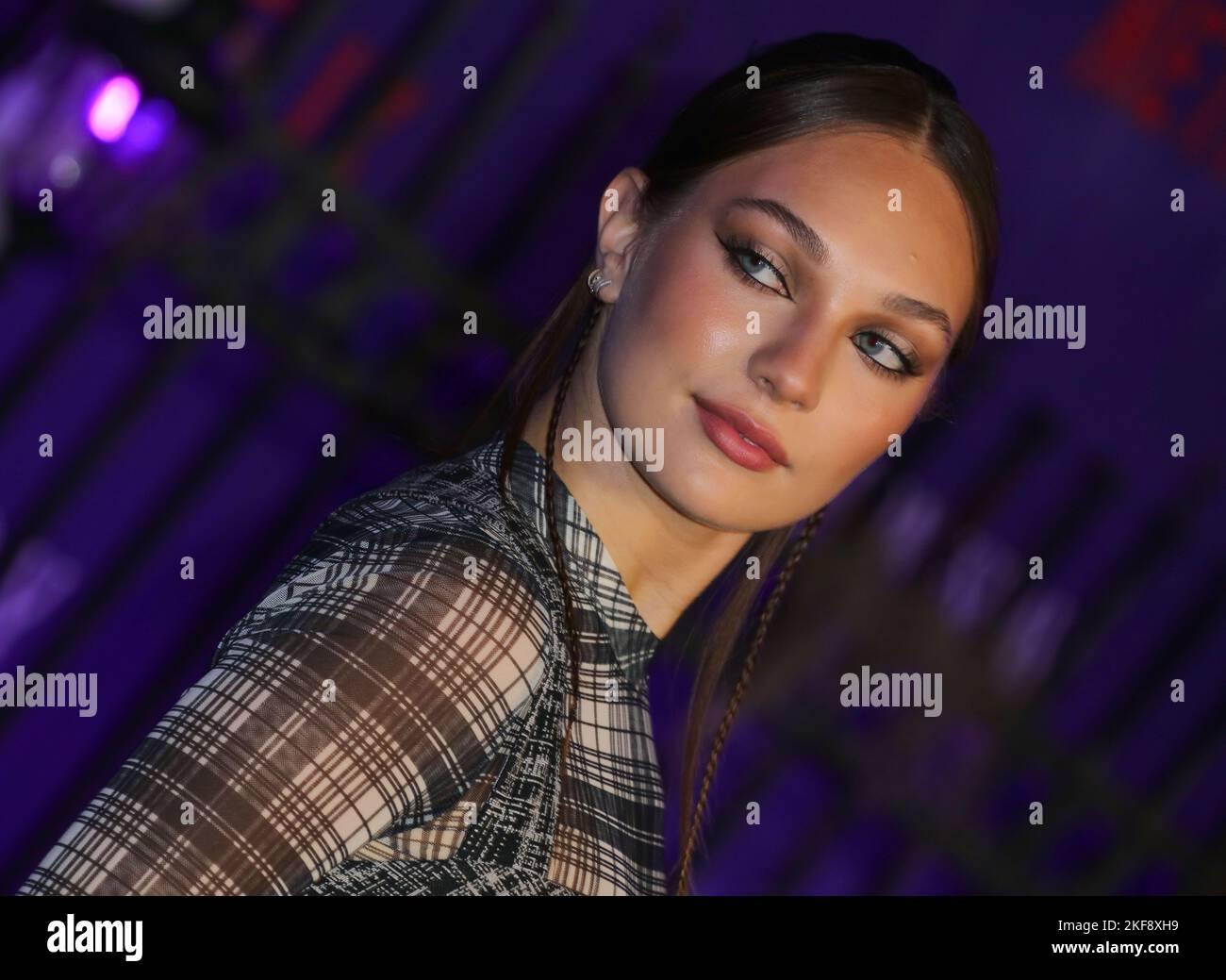 Maddie Ziegler arrives at Netflix WEDNESDAY Premiere Event held at ...