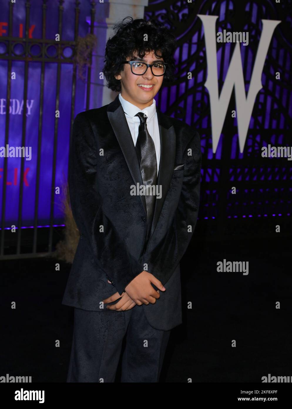 Moosa Mustafa arrives at Netflix WEDNESDAY Premiere Event held at ...