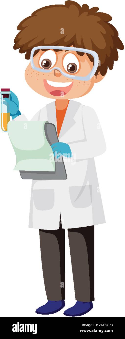 Scientist gown Stock Vector Images - Alamy