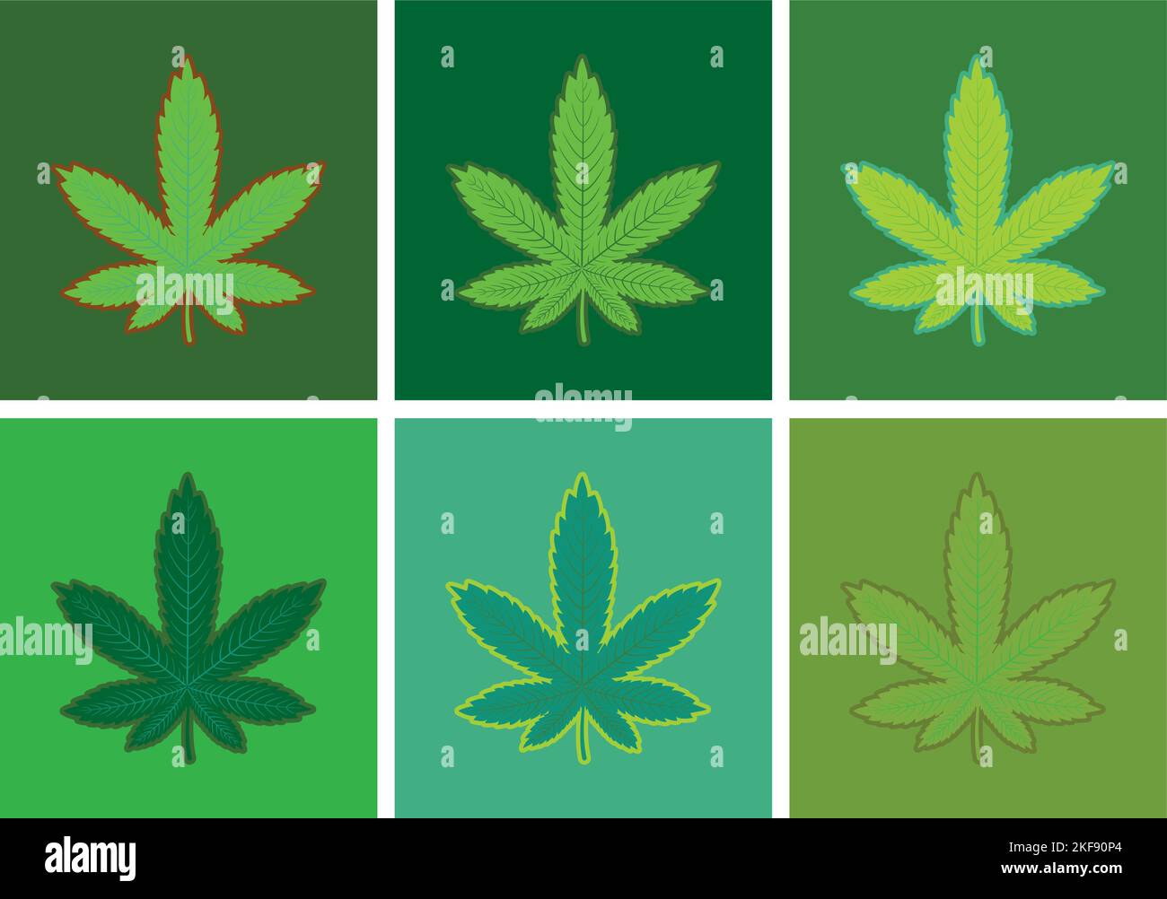 Marijuana popart Stock Vector Images - Alamy