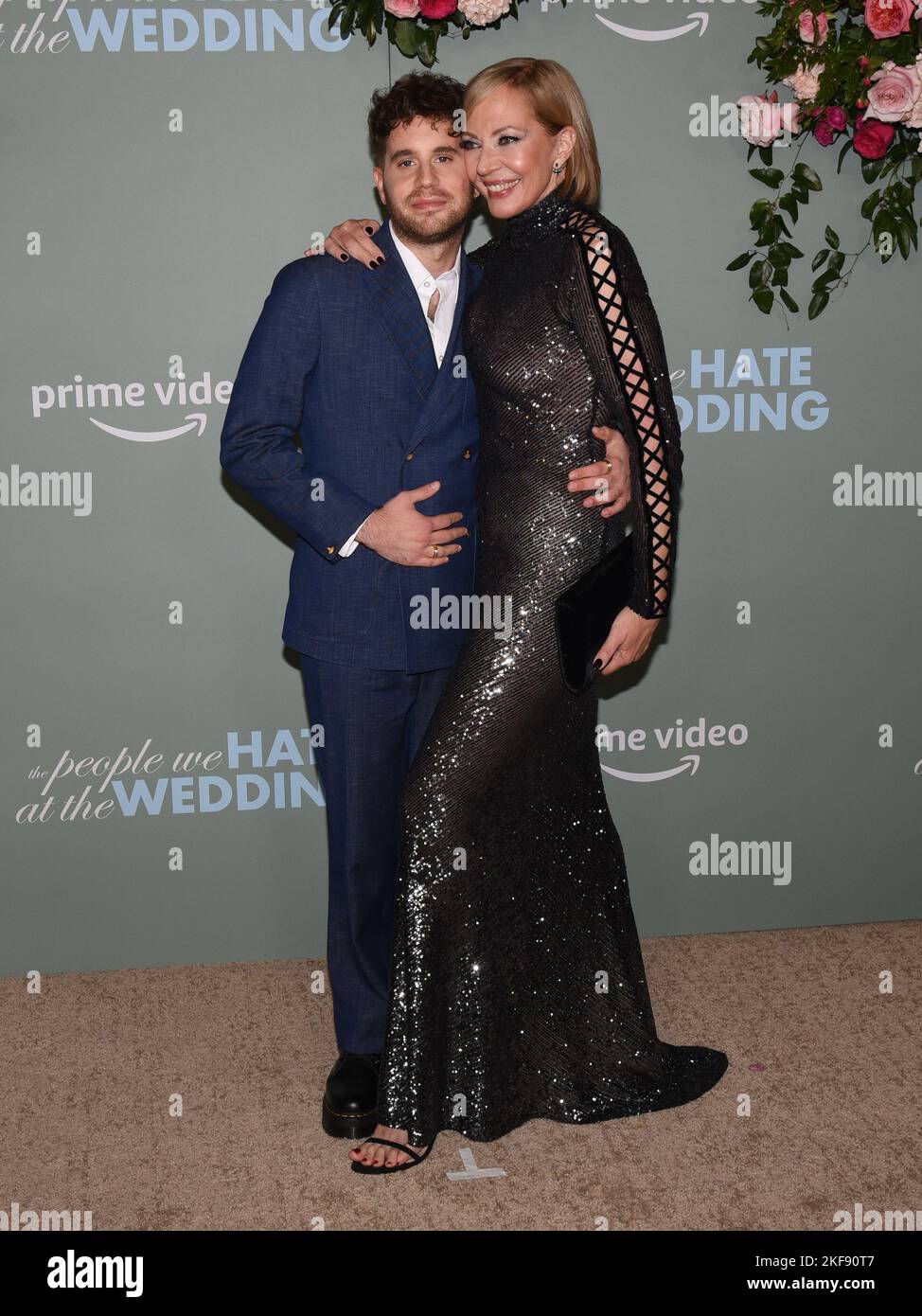 Los Angeles, California, USA. 16th Nov, 2022. Ben Platt and Allison ...