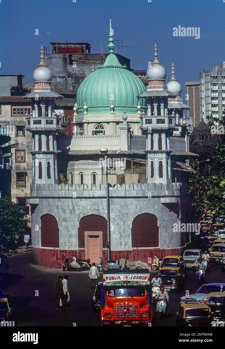 Ancient Gol Masjid at Marinelines Mumbai Maharashtra India Stock Photo ...