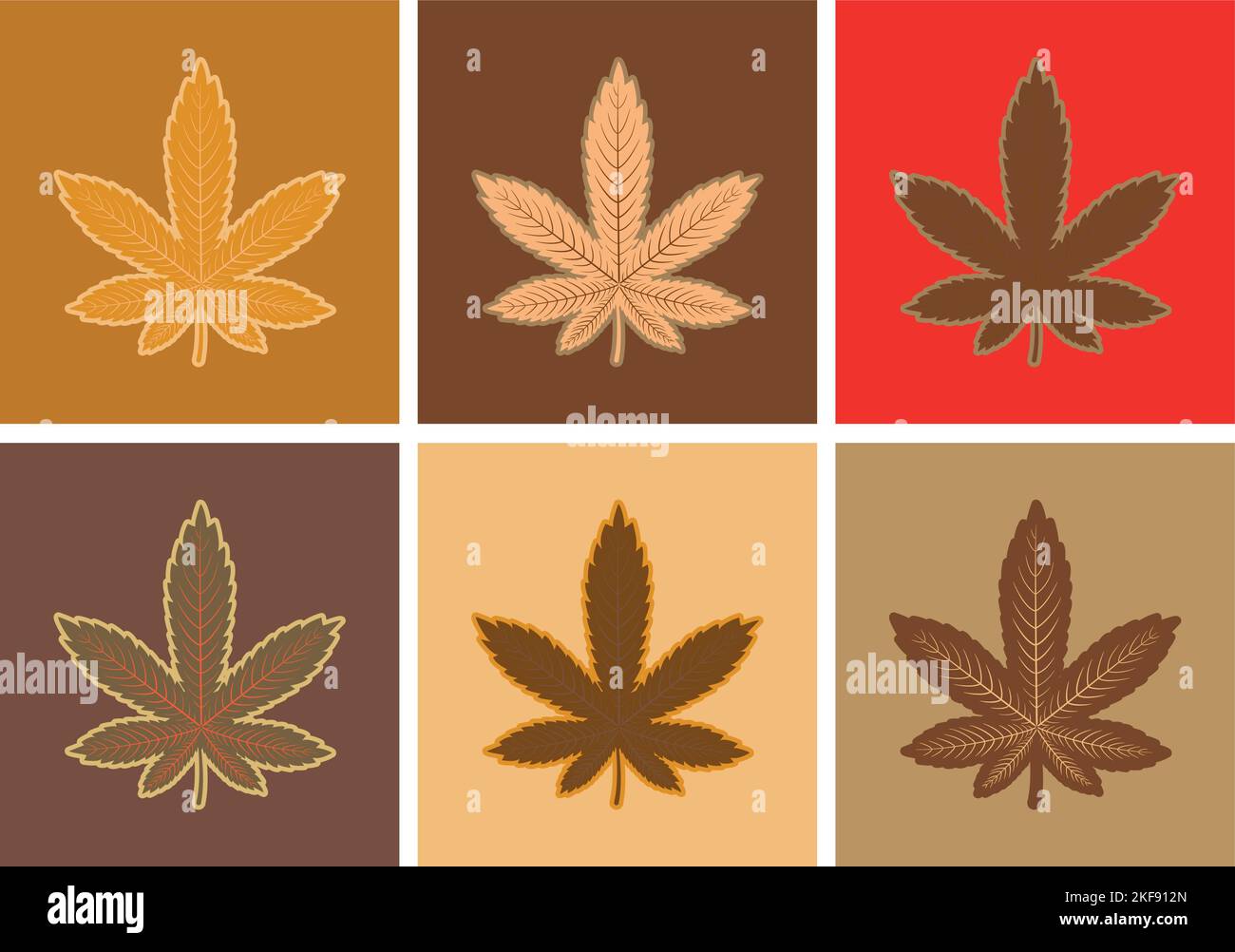 Marijuana Green leaf Hemp marijuana hemp leaves Pop Art Style Stock ...