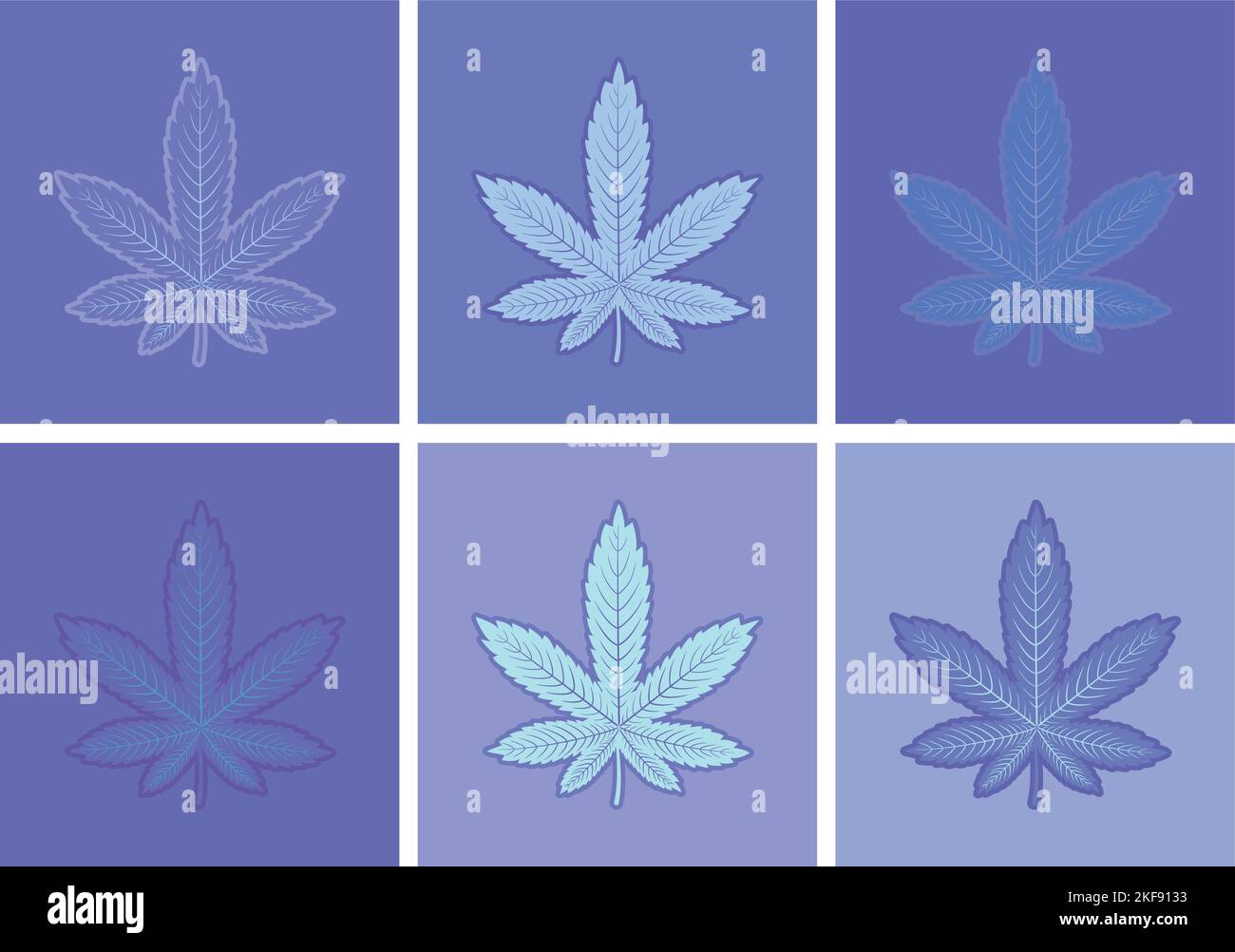 Marijuana Green leaf Hemp marijuana hemp leaves Pop Art Style Stock ...