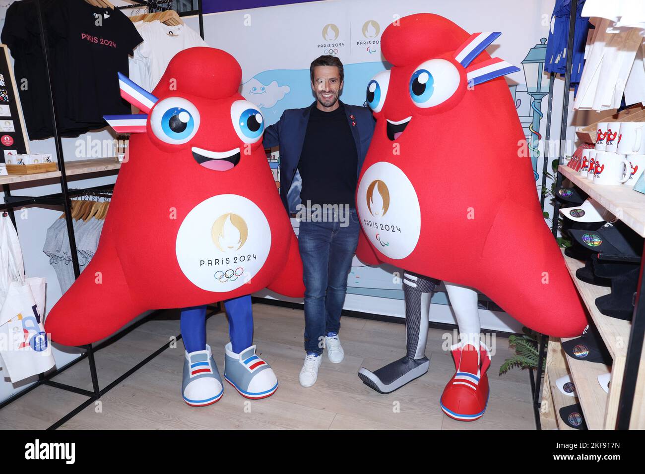 Paris olympic mascot hi-res stock photography and images - Alamy