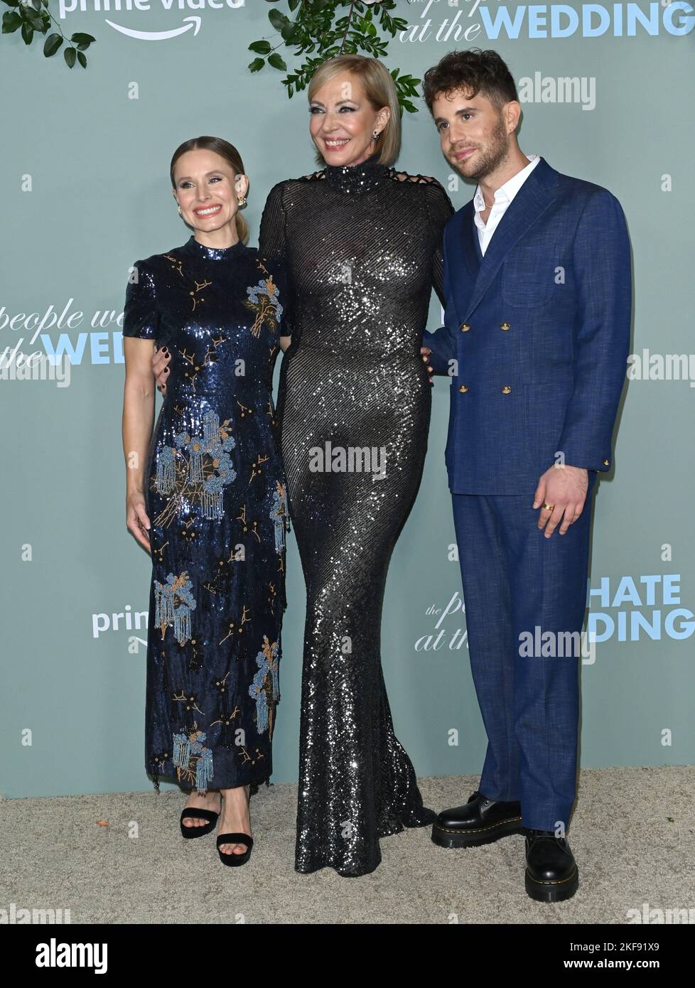 Los Angeles, USA. 16th Nov, 2022. Kristen Bell, Allison Janney & Ben ...