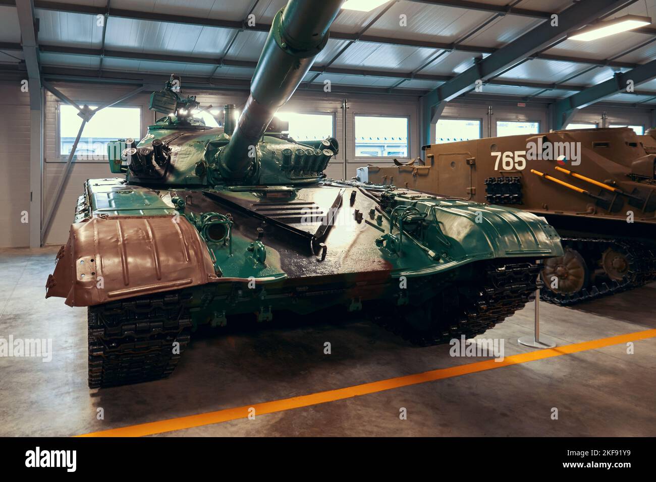 Russian tank in the Museum of Armored Vehicles Stock Photo - Alamy