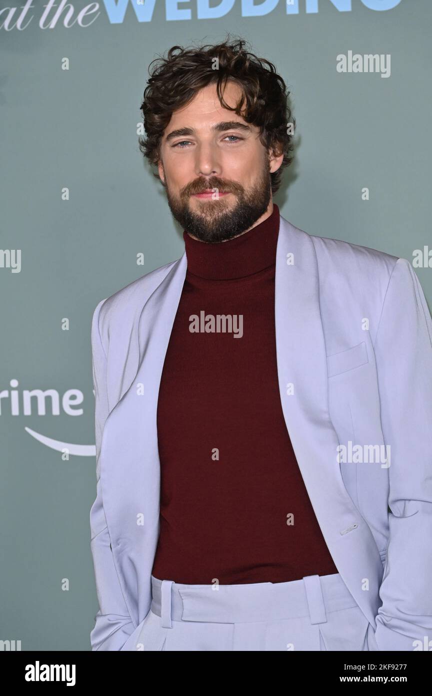 Los Angeles, USA. 16th Nov, 2022. Dustin Milligan at the premiere for ...