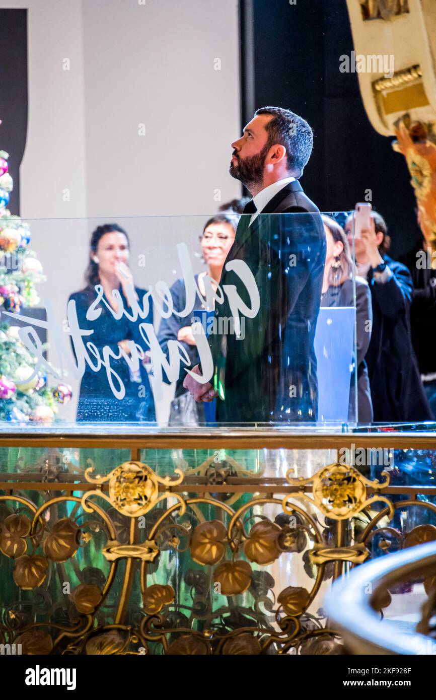 Paris, France on November 16, 2022. Head of the department store ...