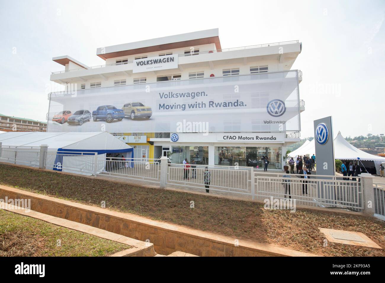 27.06.2018, Ruanda, Kigali: Das Gebaeude der Volkswagen Mobility ...