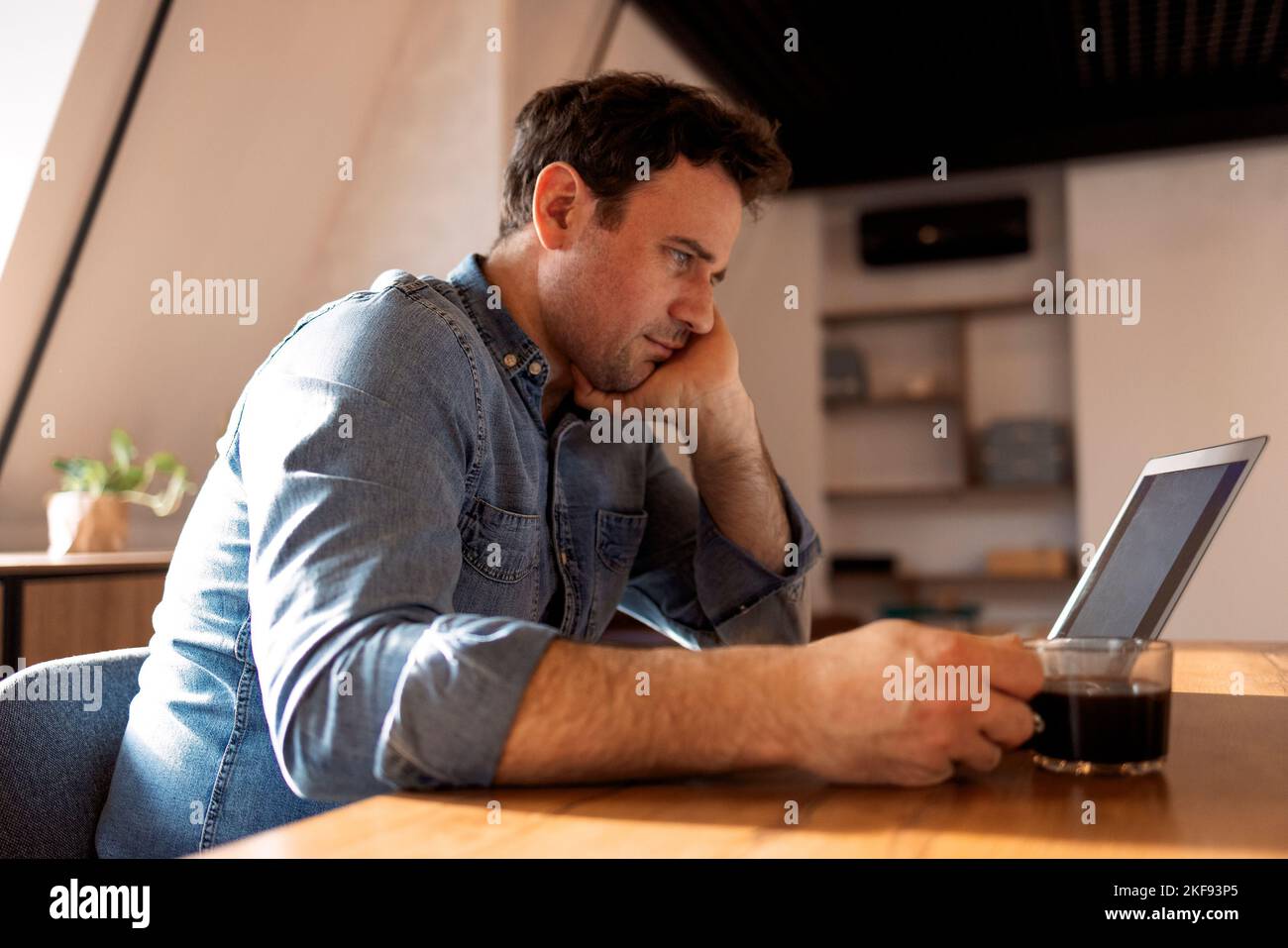 Successful businessman video call on hi-res stock photography and ...