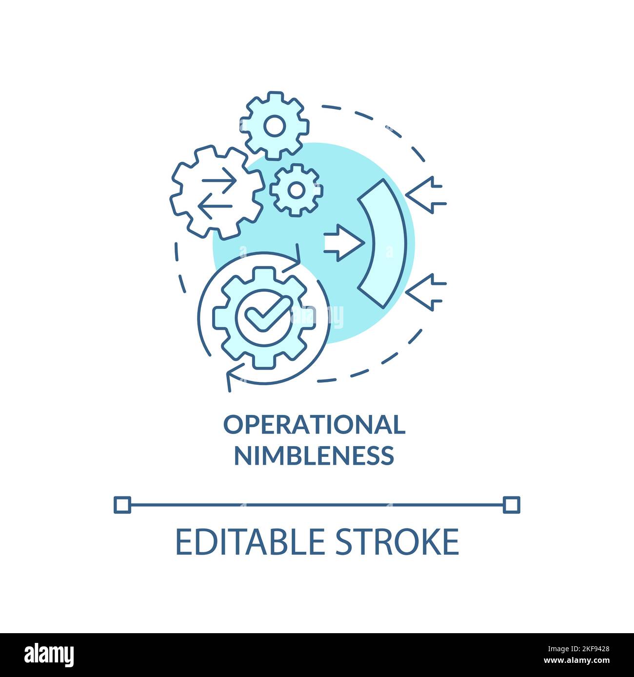 Operational nimbleness turquoise concept icon Stock Vector Image & Art ... Operational nimbleness turquoise concept icon Stock Vector Image & Art ...