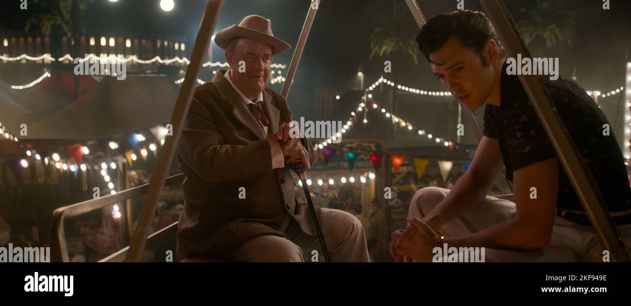 TOM HANKS and AUSTIN BUTLER in ELVIS (2022), directed by BAZ LUHRMANN ...