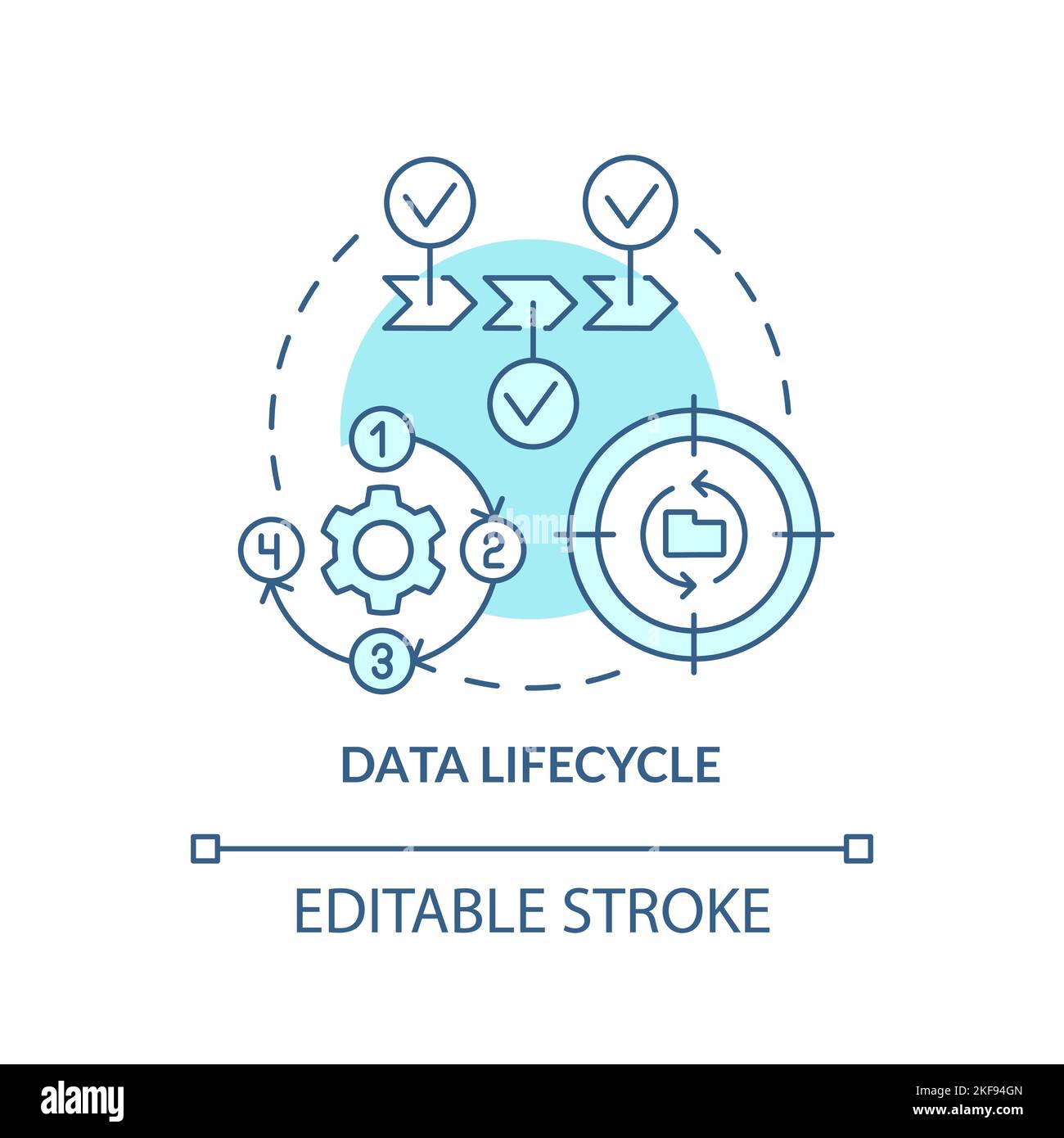 Information lifecycle Stock Vector Images - Alamy