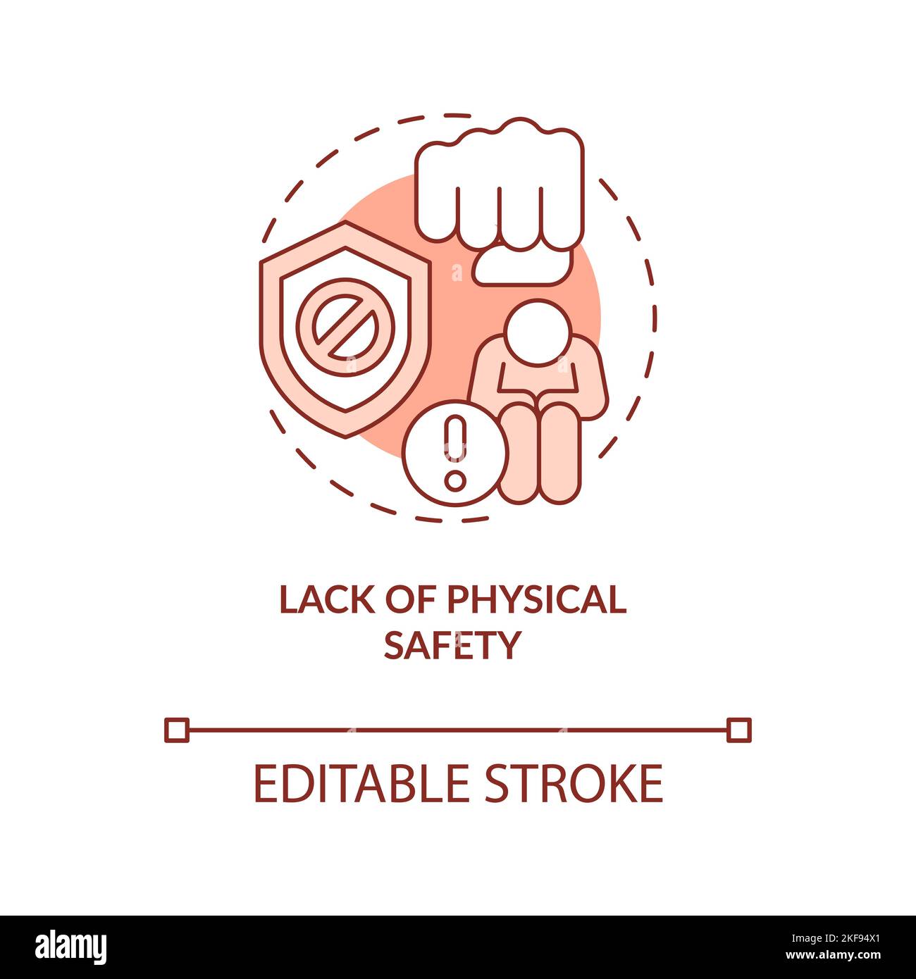 Lack of physical safety red concept icon Stock Vector Image & Art - Alamy Lack of physical safety red concept icon Stock Vector Image & Art - Alamy