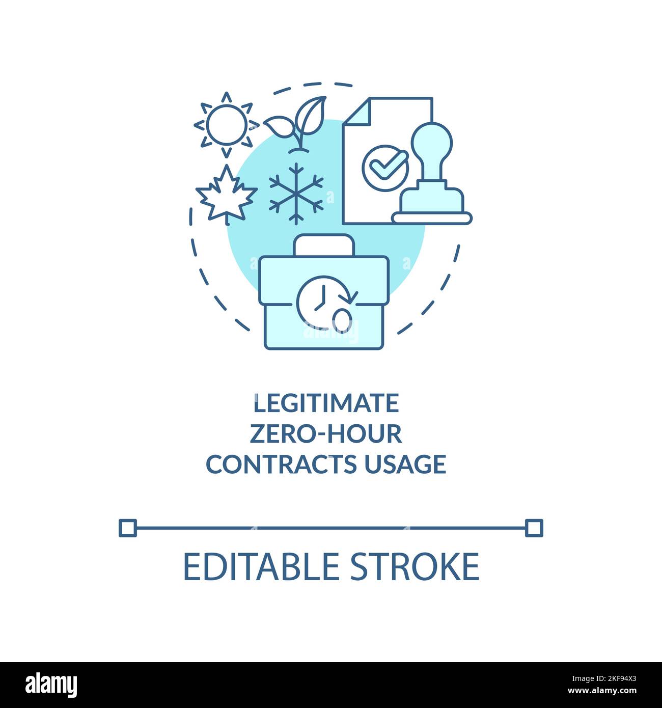 Zero hours job Stock Vector Images - Alamy