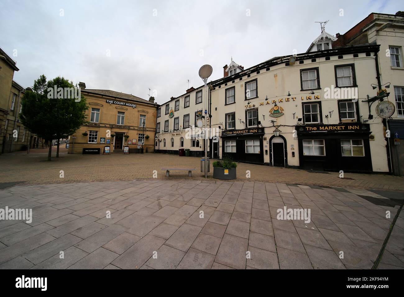 Mansfield town centre, Derbyshire, UK Stock Photo - Alamy