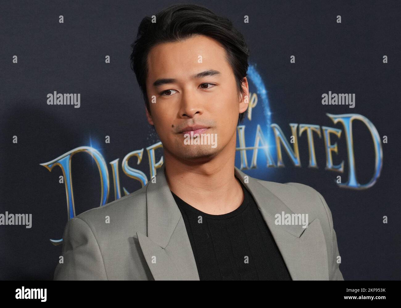Jordan Rodrigues arrives at the Disney's DISENCHANTED Premiere held at ...