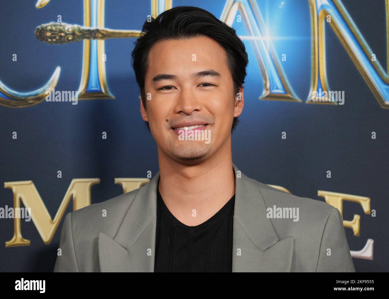 Jordan Rodrigues arrives at the Disney's DISENCHANTED Premiere held at ...