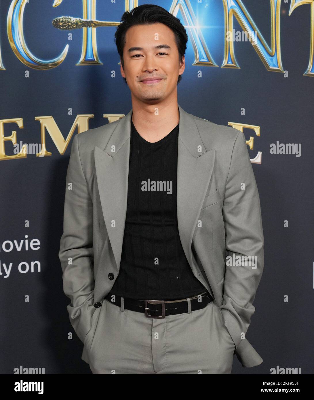 Jordan Rodrigues arrives at the Disney's DISENCHANTED Premiere held at ...