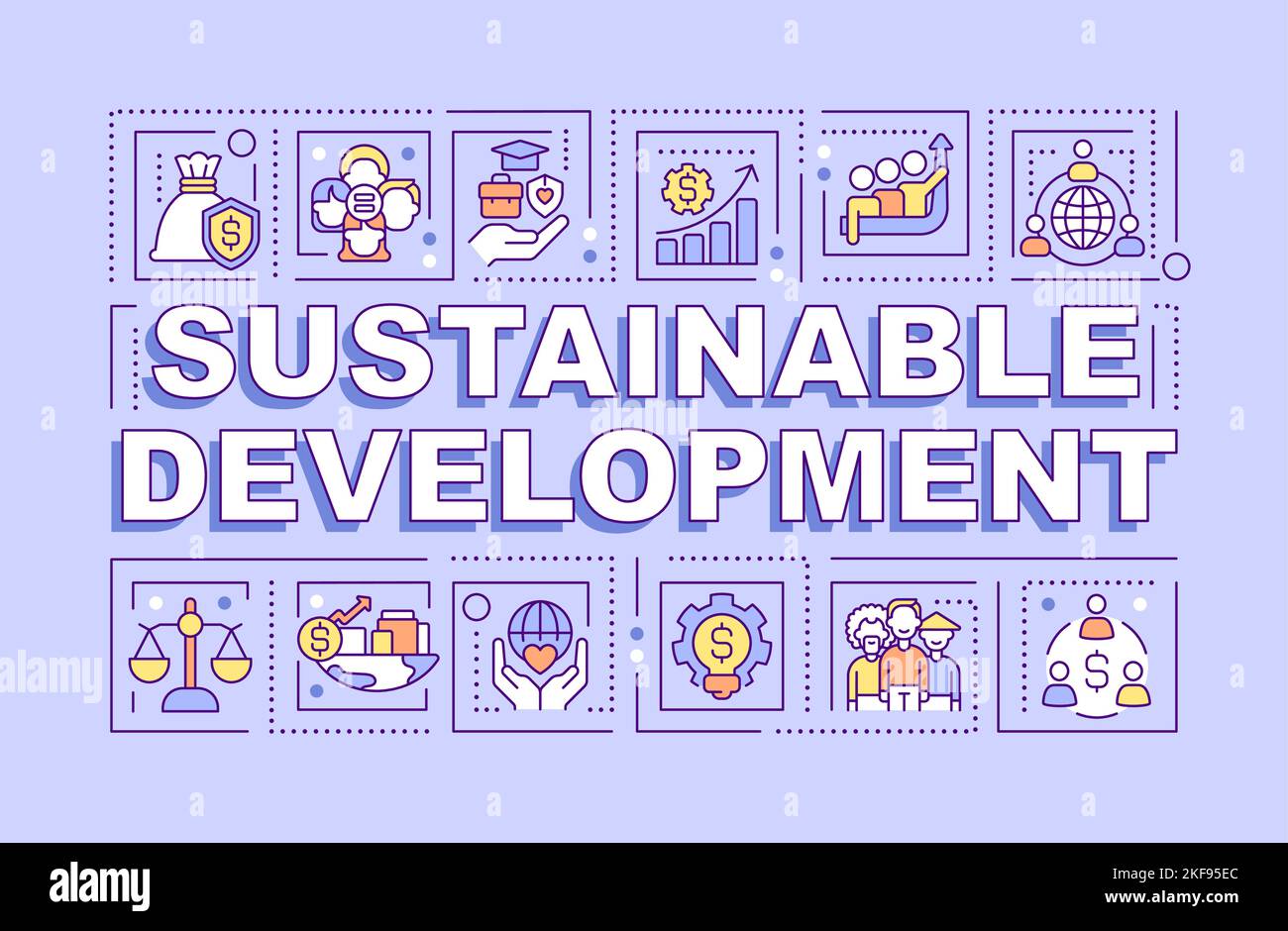 Sustainable development word concepts blue banner Stock Vector Image ... Sustainable development word concepts blue banner Stock Vector Image ...
