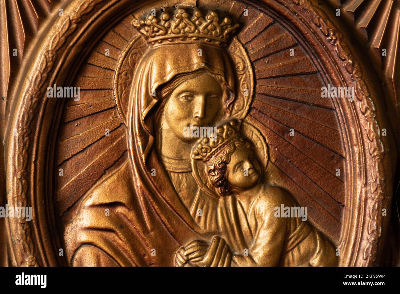 Our blessed mother icon hi-res stock photography and images - Alamy