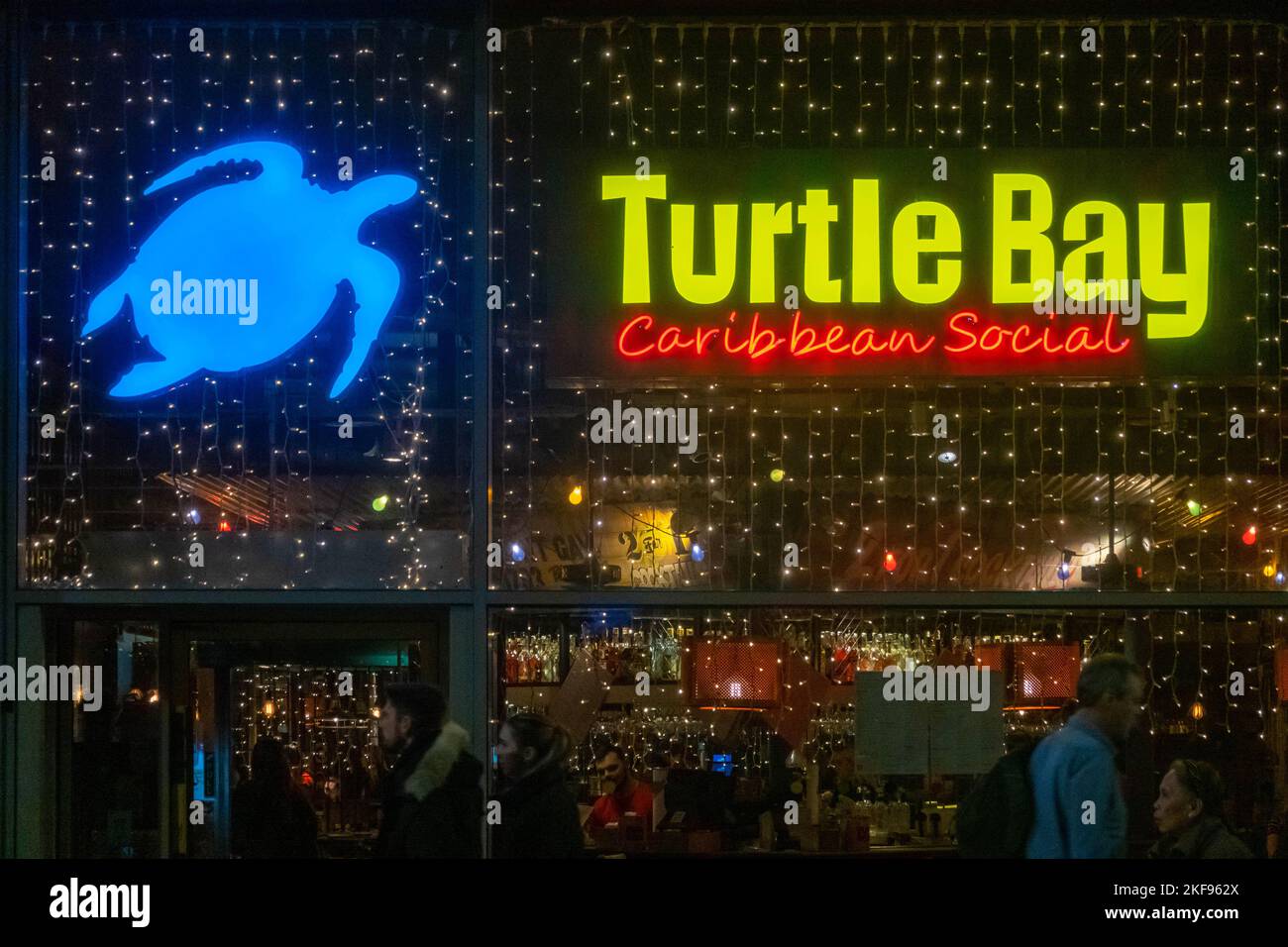 Turtle Bay, a Caribbean Social in Liverpool Stock Photo - Alamy