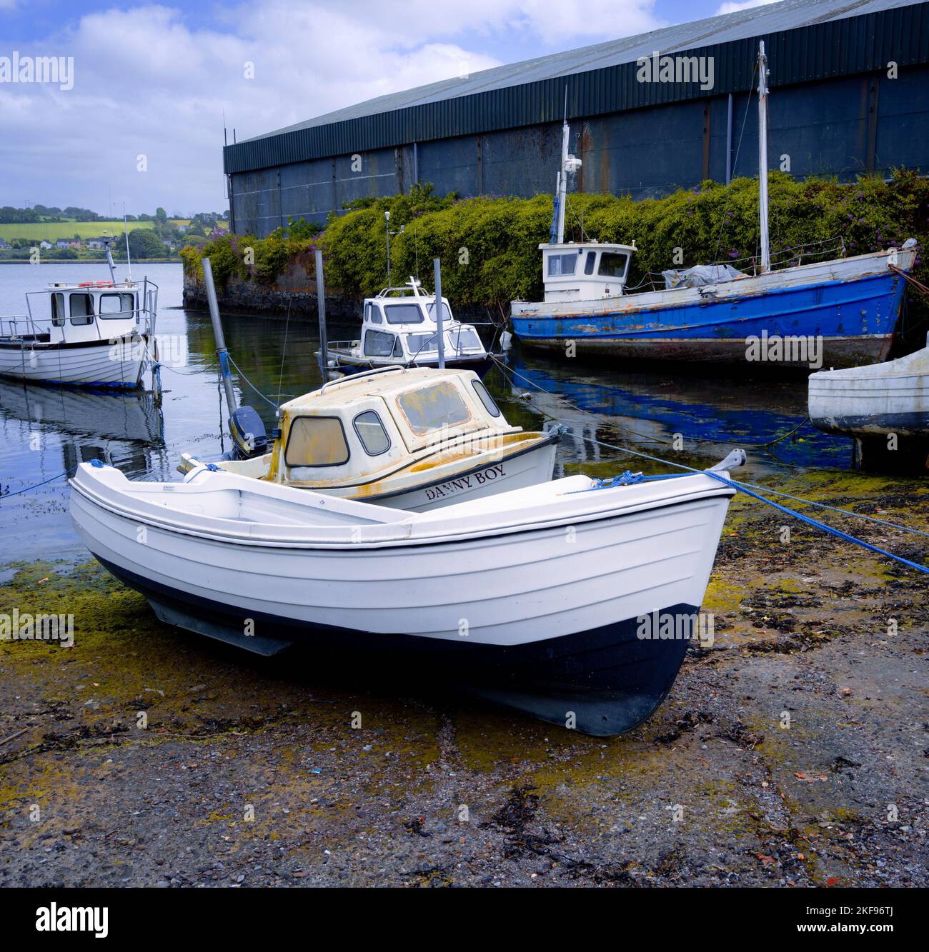 Boats in Passage West, Cork, Ireland Stock Photo - Alamy